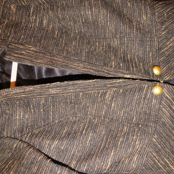 Mary Kay | Jackets & Coats | Mary Kay Blackgold Moto Blazer Jacket ...